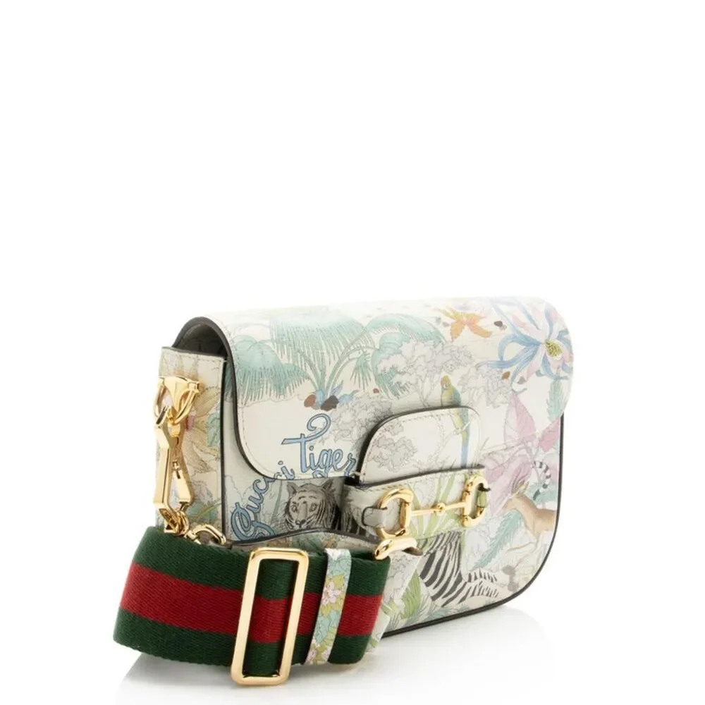 Gucci | Bags | Gucci Leather Tiger Horsebit 955 Mini Crossbody | Poshmark